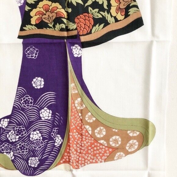 Ukiyoe | Other | Furoshiki Japanese Wrapping Cloth Standing Geisha In ...